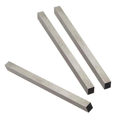 XMHF Lathe HSS Square Cutting Tool Bits Bar Rectangular 8x8x200mm; 3Pcs ...