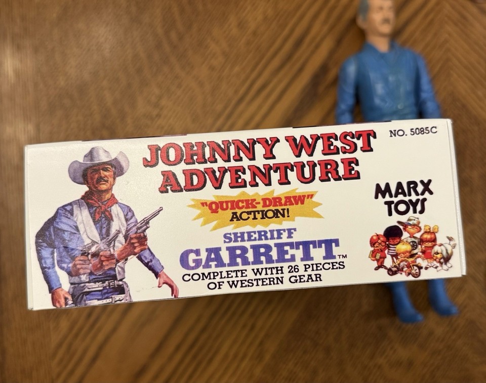 Marx Johnny West Adventure Vintage JWA Quick-Draw Sheriff Garrett w ...