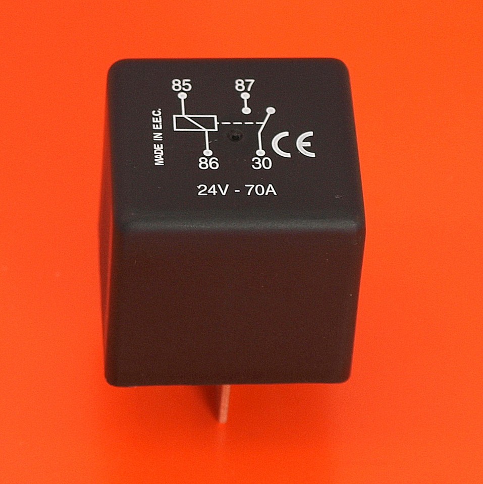 Premium Quality Automotive Heavy Duty Power Relay 24V 70 Amp 4 Pin - EU ...
