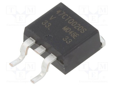 Diode: Rectifier Diode Schottky 2x20A 20V SMD D2PAK VS-47CTQ020S-M3 ...