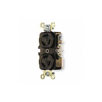 Hubbell Wiring Systems HBL4550 RTP Face Twist-Lock Duplex Receptacle ...