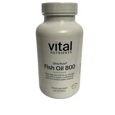 Vital Nutrients Ultra Pure Fish Oil 800 90 Softgels | eBay