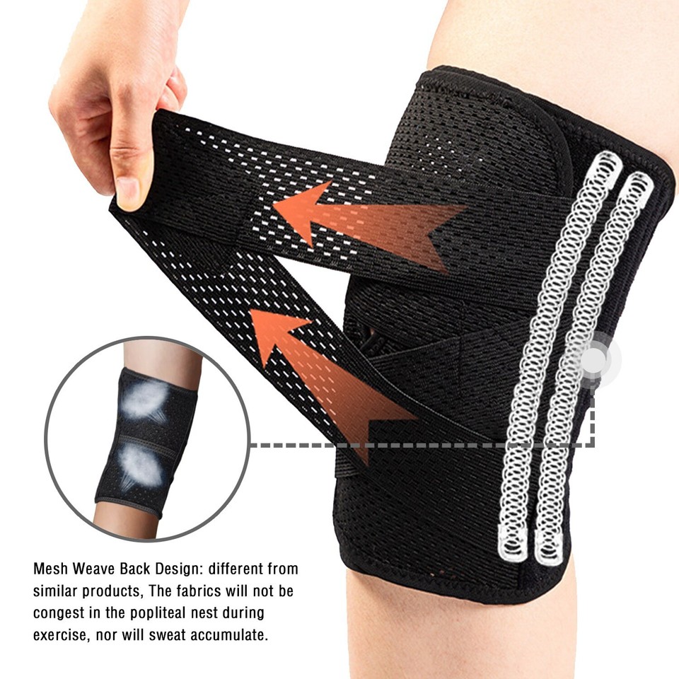 Knee Pads with Side Stabilizers for Meniscal Tear Knee Pain ACL MCL ...