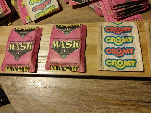 VINTAGE KENNER MASK STICKER PACKS CROMY ARGENTINA RARE M.A.S.K TRAKKER ...