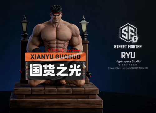 Hyperspace Studio 1/6 JB6-Ryu Gk Street Figures Model Toys Statue ...