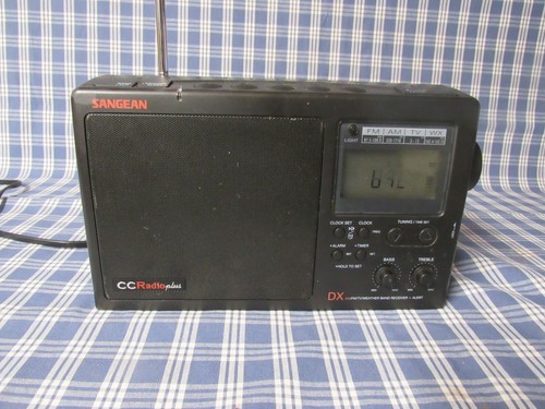 Sangean CC Radio Plus DX AM/FM/TV/Weather Portable Radio. FAST FREE ...