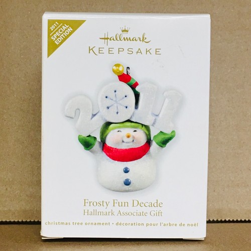 Hallmark Keepsake Ornament-Frosty Fun Decade-Associate Gift (2011) | eBay