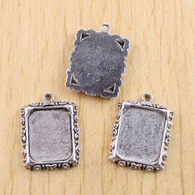 14pcs Tibetan silver picture frame charm H0315 | eBay