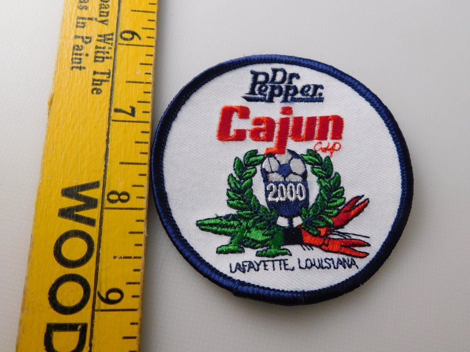 CAJUN CUP 2000 PATCH SOCCER TOURNAMENT LAAYETTE DR PEPPER SPONSOR ...