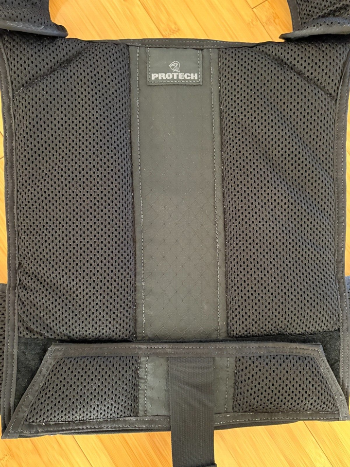 PROTECH TAC PR Plate Rack Armor Carrier 10X12 X-Large Black Molle ...