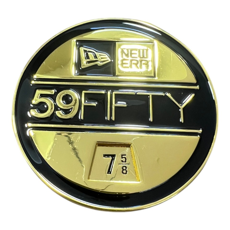 New Era 59FIFTY Visor Sticker Emblem Paperweight Rotating Size Limited ...