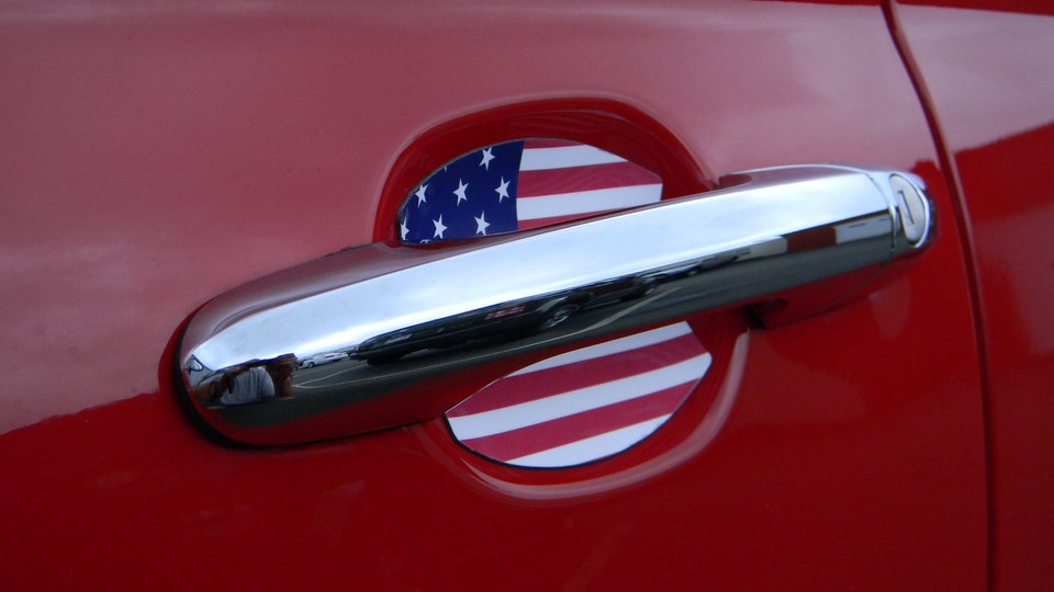 USA FLAG AUTO ACCESSORY CAR DOOR HANDLE PAINT SCRATCH COVER GUARD FIT ...