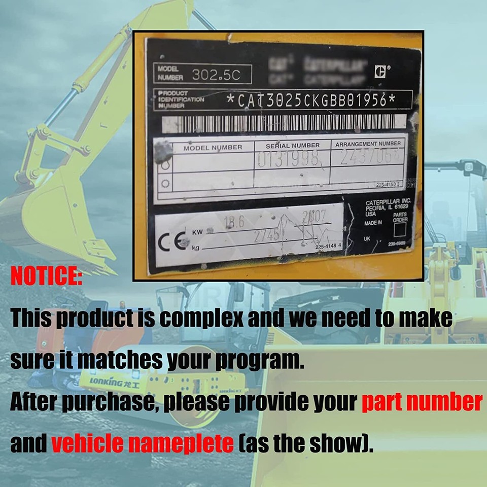 ECU Controller 262-1408 2621408 for Caterpillar CAT D5N D6N D6R 953D ...