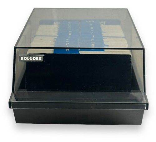 Rolodex VIP-35C Covered Address Card File Made in USA Blank Cards ...