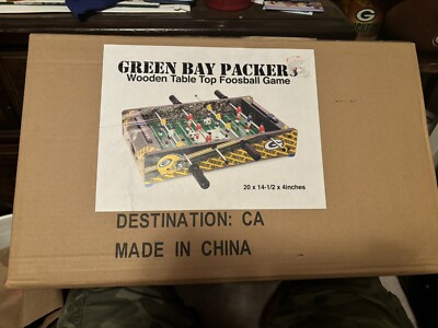 Green Bay Packers Table Top 20" Foosball Table | eBay