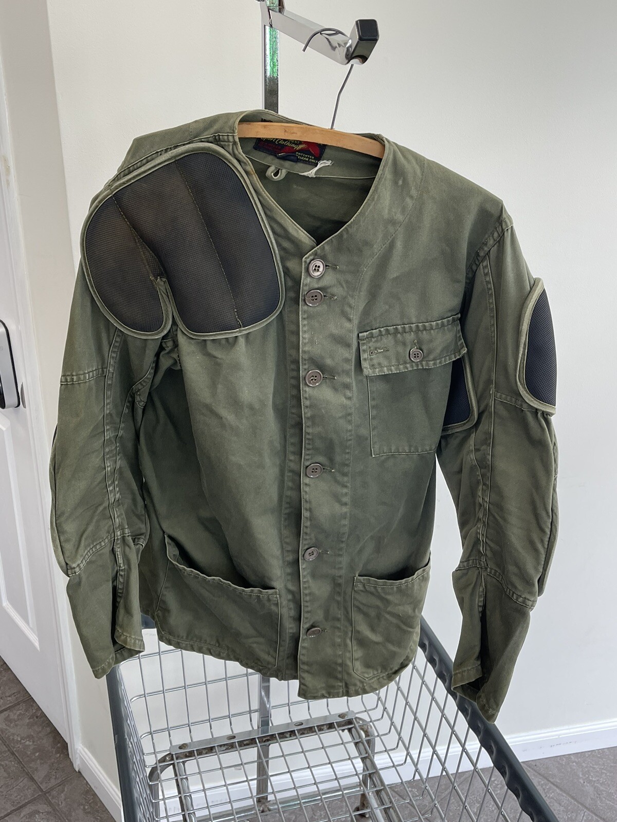 Vintage 50s 60s 10-X 10X Military Stencil Hunting Shooting Jacket Size ...