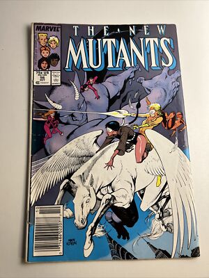 NEW MUTANTS 56 NEWSSTAND 1ST APP OF BIRD-BOY(BIRD-BRAIN) MARVEL COMICS ...