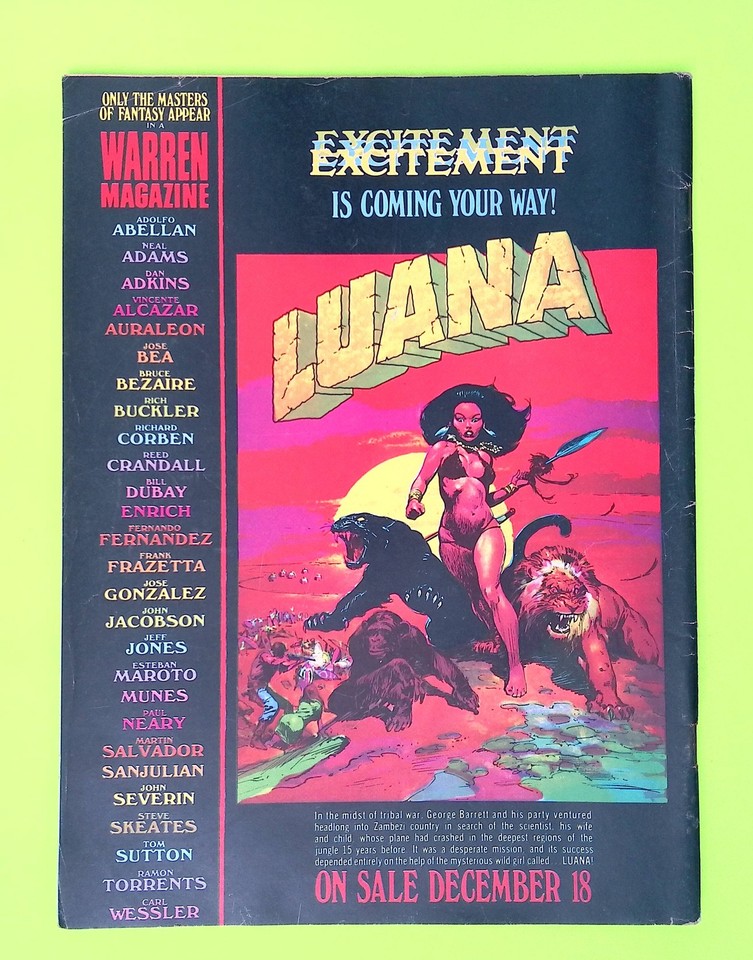 Vampirella #30 Vol. 1 1974 Warren Publishing Corp High Grade Comic Book MG18-43 | eBay