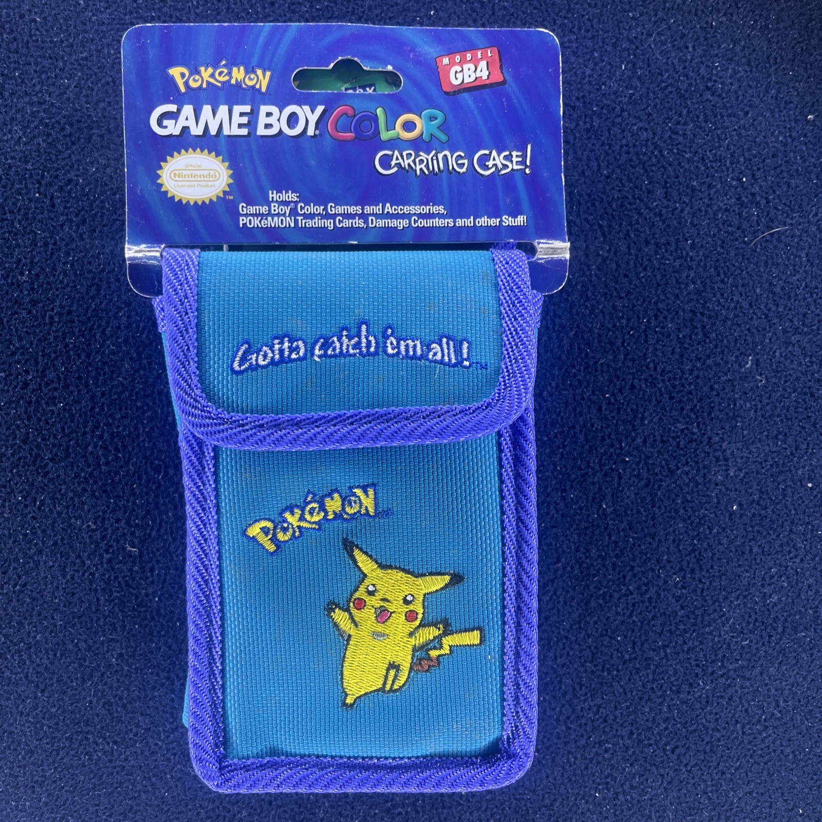 GAME BOY COLOR POKÉMON CARRYING CASE — MODEL GB4 — TEAL & PURPLE — NEW ...