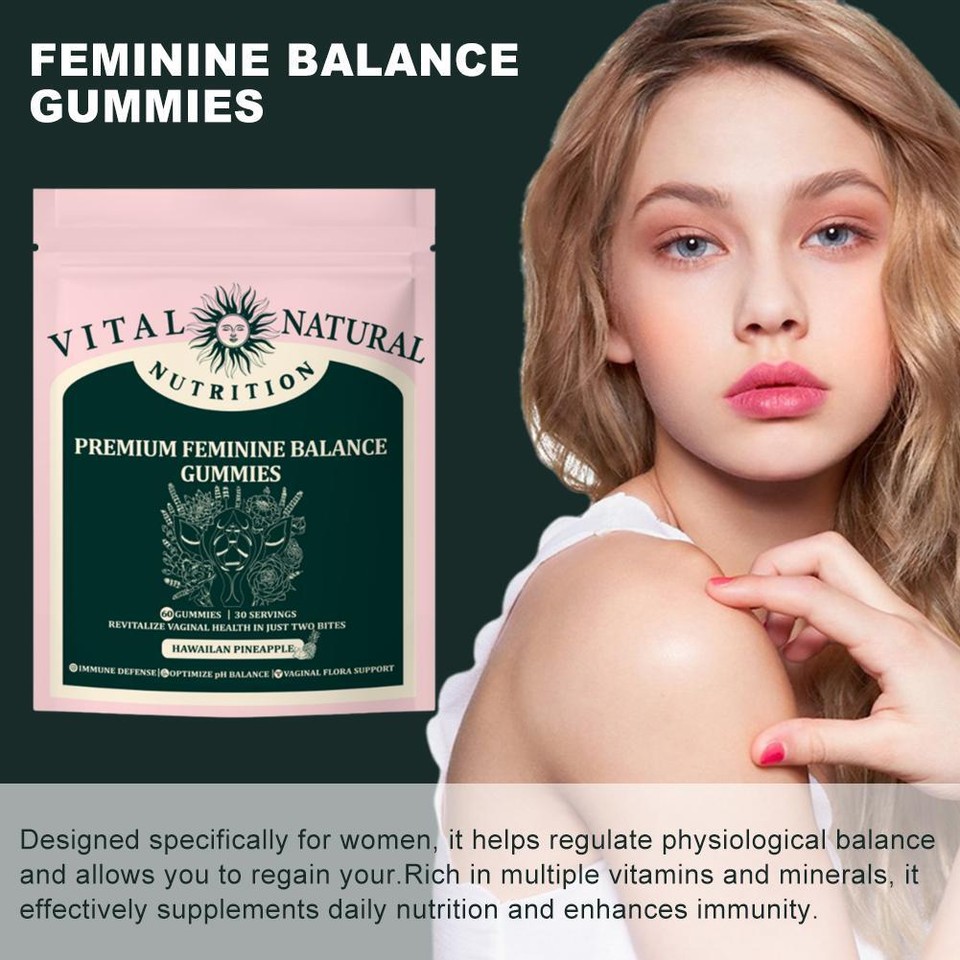 Vital Source Nutrition - Premium Feminine Balance Gummies - for Women’s Health | eBay
