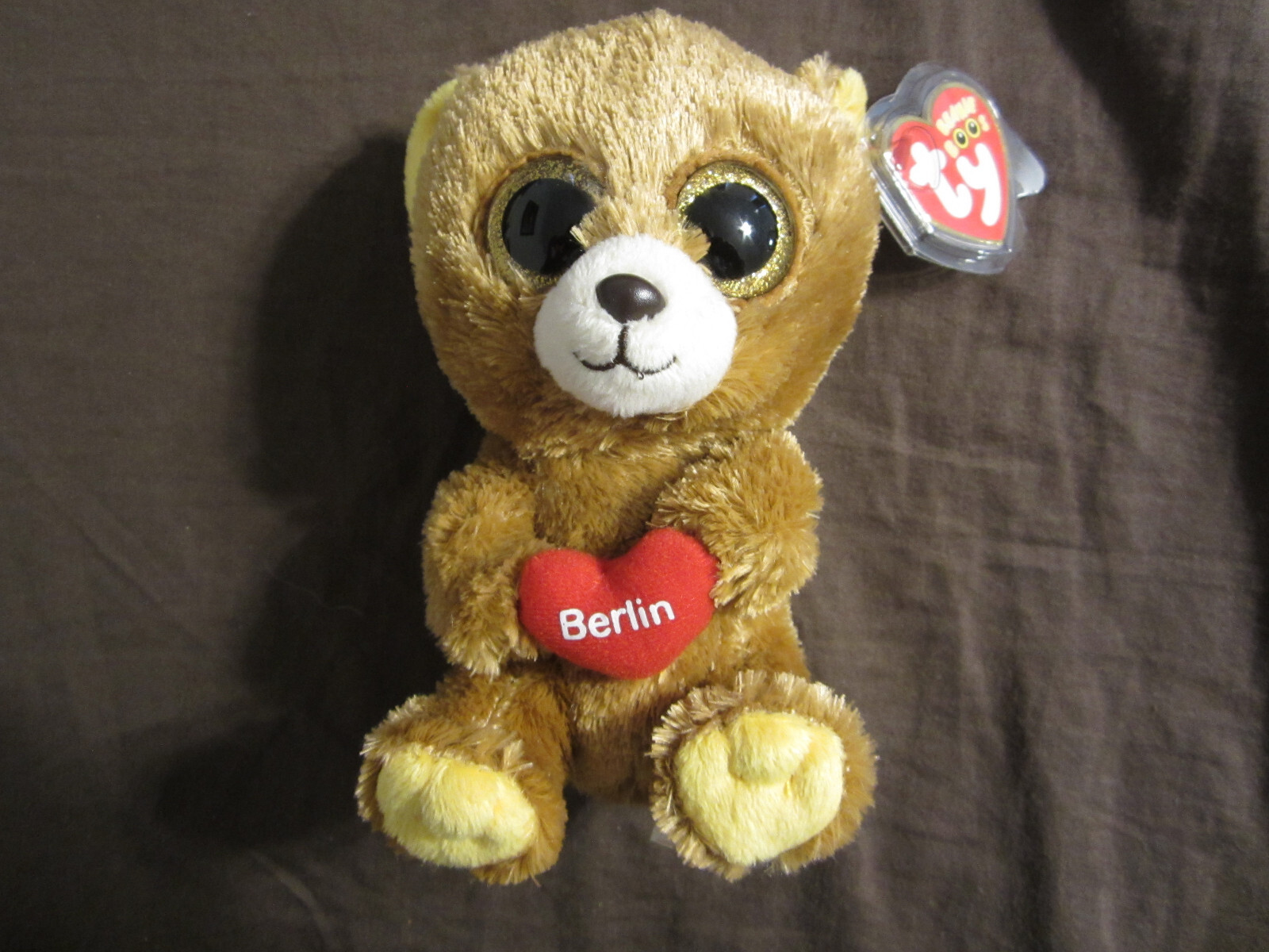 2013 Ty Beanie Babies Boos BERLIN the 6" Teddy Bear Germany Exclusive ...