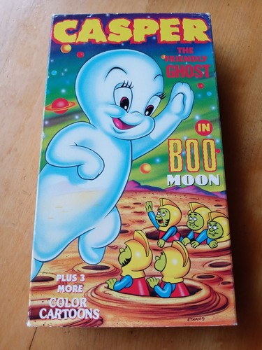 Casper The Friendly Ghost In Boo Moon VHS, Animation 4 Cartoons, 1991 ...