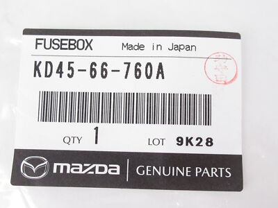 Genuine OEM Mazda KD45-66-760A Main Fuse and Relay Block Box 2013-2019 ...