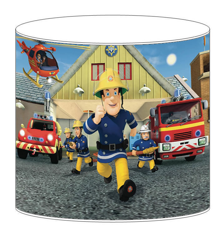 Fireman Sam Lampshade Ceiling Light Pendant Bedside Table Lamp | eBay