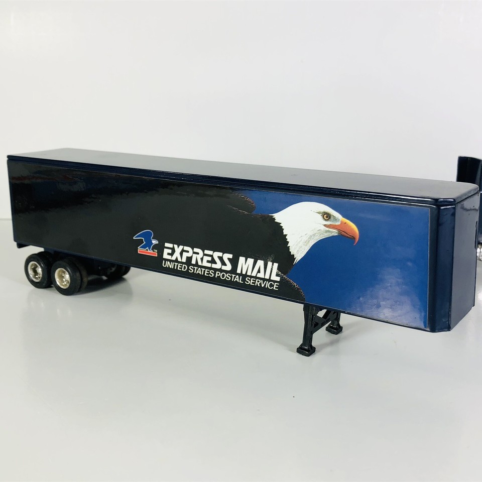 US Postal Express ERTL Tractor Trailer Diecast International Navistar 1 ...