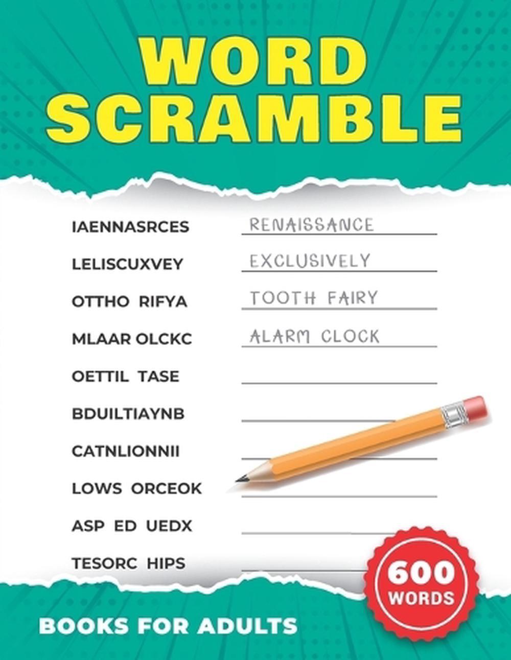 Word Scramble Books for Adults: Word Unscramble Games With Eleven ...