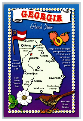 Atlanta Georgia State Map Georgia Maps Perry Castañeda Map