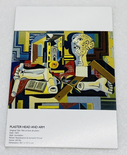 Pablo Picasso Postcard “Plaster Head And Arm” Abstract Oil Canvas Print ...
