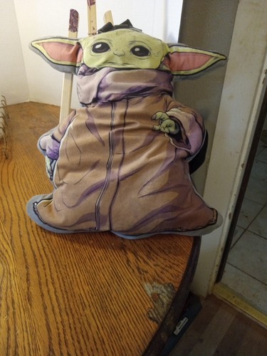 Star Wars Yoda Master Plush Backpack Bag 15" Bookbag Purse | eBay