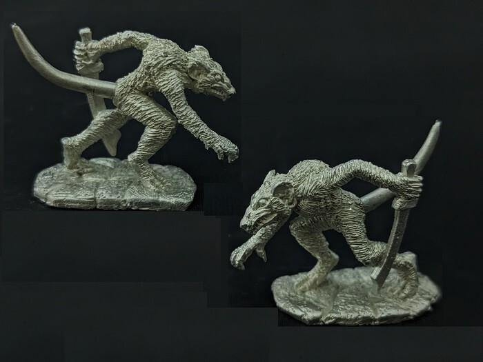 Goodman Games Dungeon Crawl Classics LawrenceGannu Wererat Hybrid Form ...