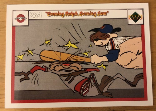 1990 Upper Deck Looney Tunes Comic Ball “Evening Ralph, Sam” 254/269 ...
