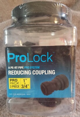 ProLock Sharkbite 1 in. x 3/4 Reducing Coupling Fitting 3 Piece NEW | eBay