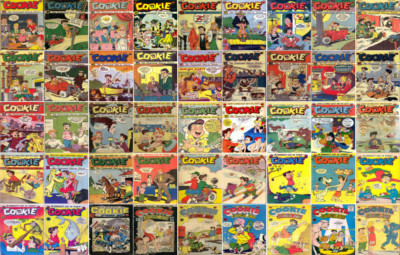 1946 - 1955 Cookie Comic Book Package - 45 eBooks on CD | eBay