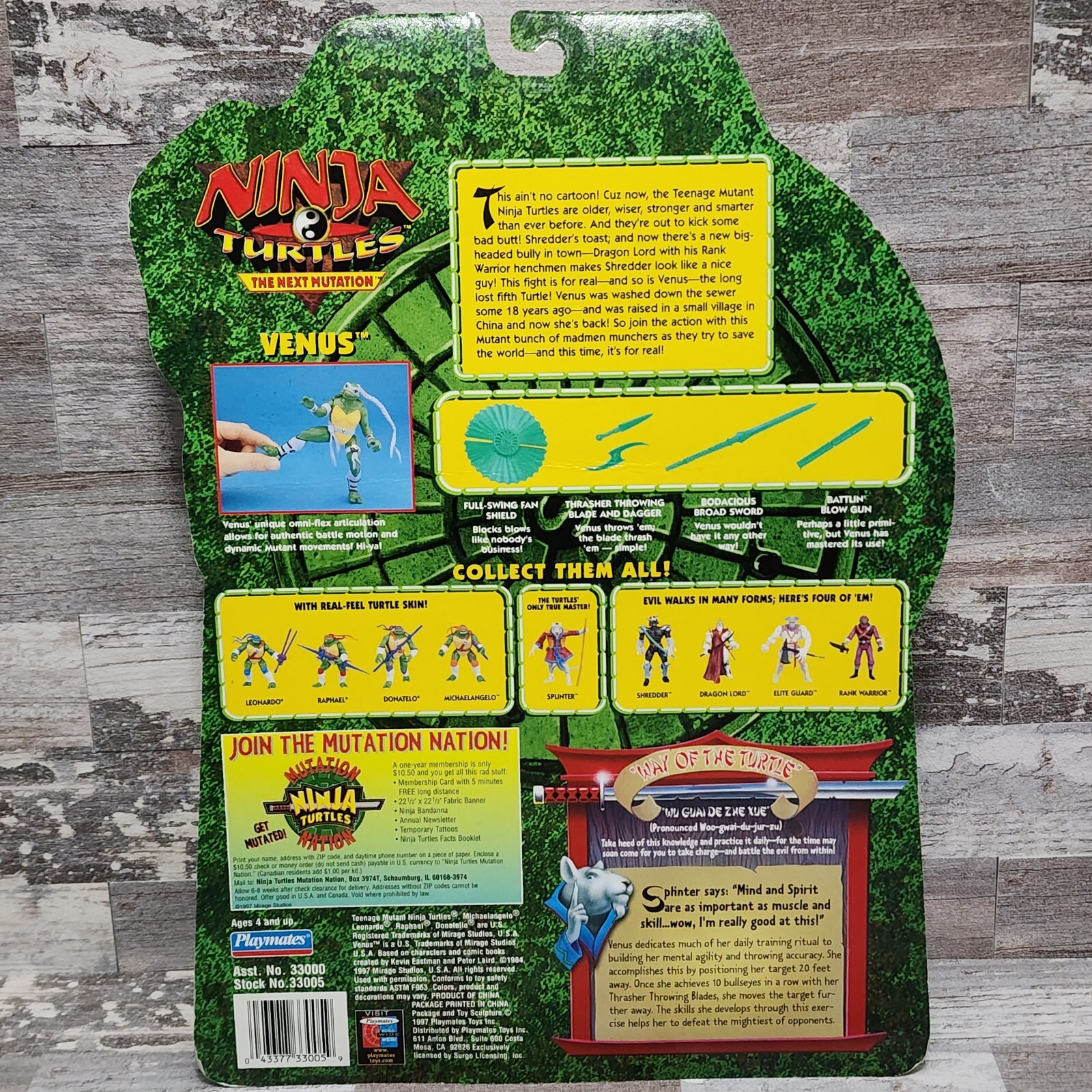 TMNT The Next Mutation Venus 1997 MOC Ninja Turtles Playmates Toys for ...