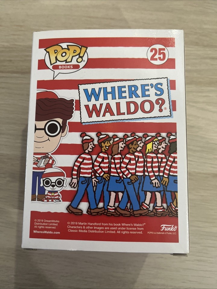 Funko Pop Waldo Vinyl Figure. Where's Waldo & Woof Special Edition 2 ...