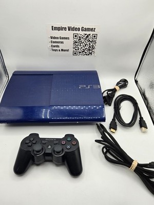 Sony PlayStation 3 Super Slim System Console Azurite Blue 250GB PS3 ...
