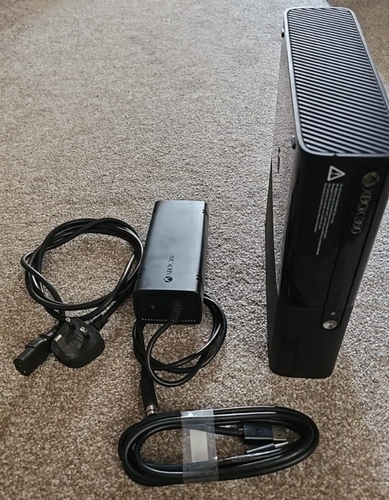 Microsoft Xbox 360 E Console 250GB With PSU & HDMI Cable - No ...