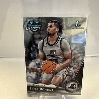 2023-24 Topps Bowman U Chrome 1st Bowman Bryce Hopkins Providence ...