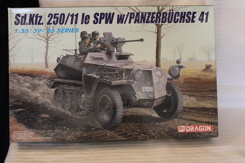 1/35 Scale DML Dragon, Sd.Kfz. 250/11 le SPW w/Panzerbuchse Kit, #6132 ...