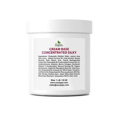 Concentrated Silky Rich Base Cream Natural Herbal Extract Vitamin E C A ...
