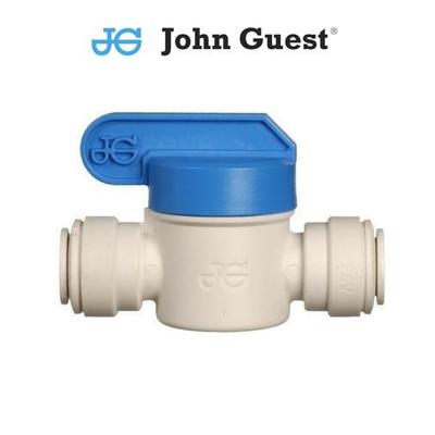 1/4" Push Fit Shut Off Valve John Guest, Inline Stop Tap, Filter ...