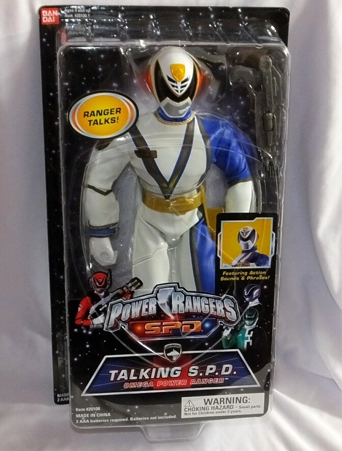Power Rangers SPD Omega 12-inch Power Ranger Talking Factory Sealed ...
