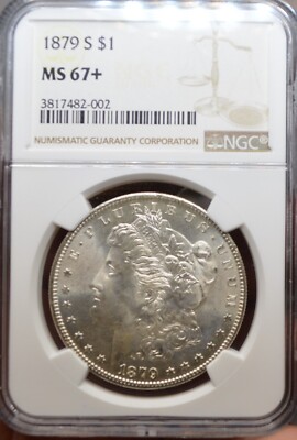 1879 S NGC MS67+ Morgan Silver Dollar | eBay