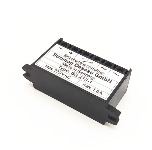 Bridge rectifier Type:BG 270-1 max.270VAC max.1,8A motor brake ...