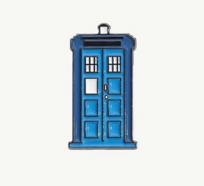 Dr Who Tardis Enamel Lapel Pin For Backpack Shoes Clothes Two Sizes | eBay
