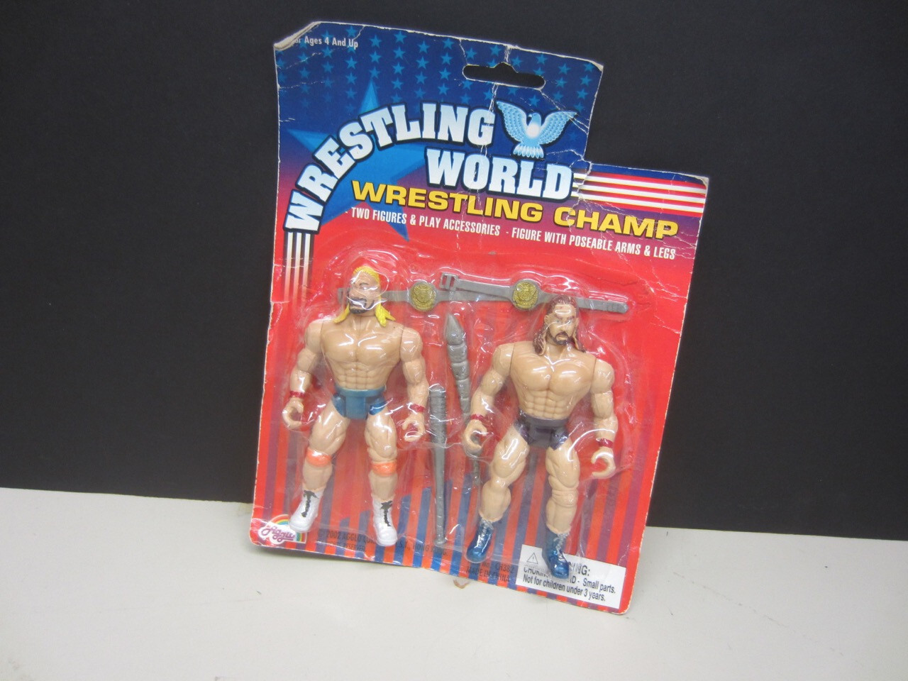 2002 Agglo Wrestling World WRESTLING CHAMP 2-Pack Set of Generic ...